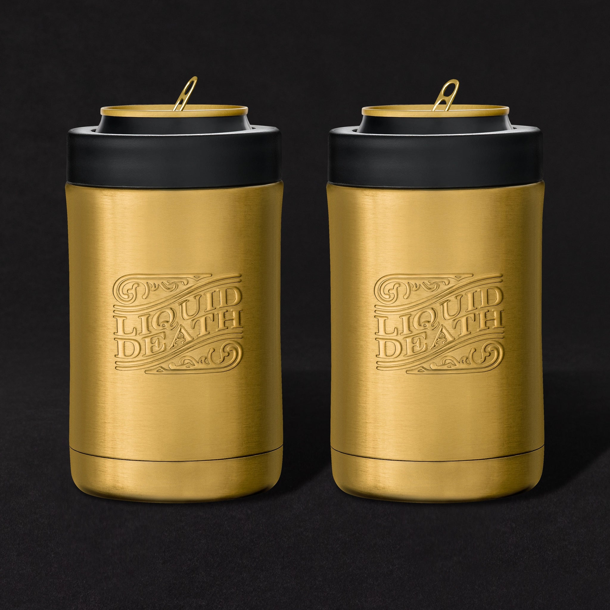 Death Metal Steel Can Cooler Set – Liquid Death