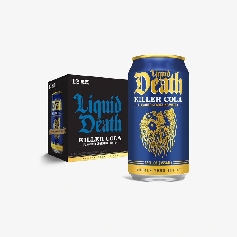 Killer Cola Flavored Sparkling 12oz (12-Pack) – Liquid Death