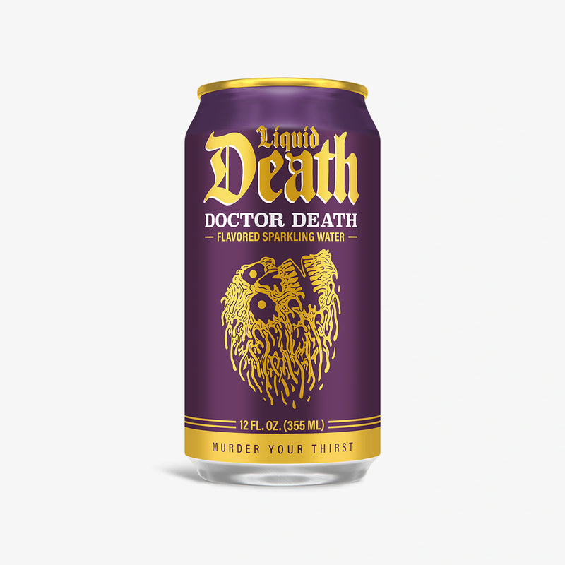 Doctor Death Flavored Sparkling 12oz (6-Pack) – Liquid Death