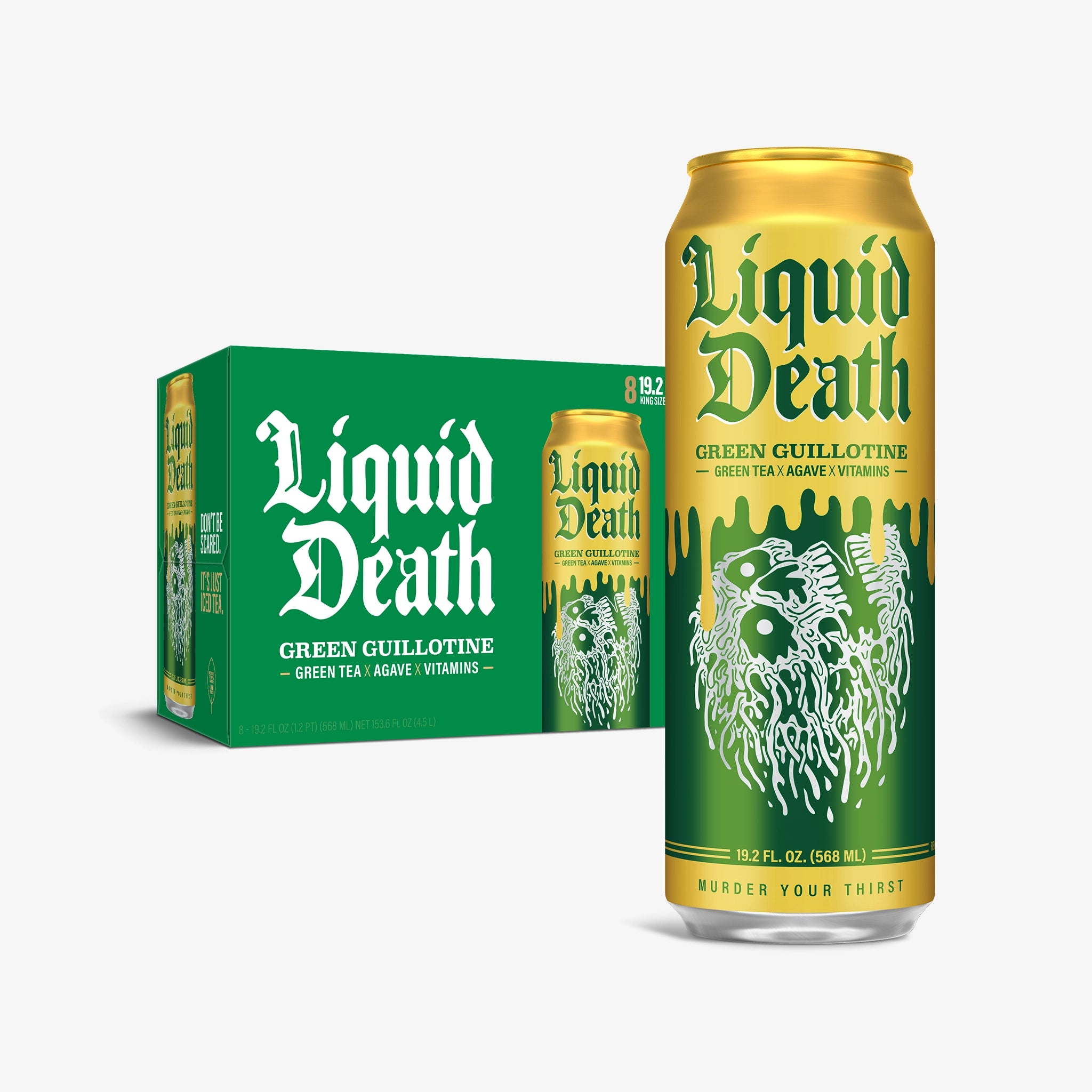 Green Guillotine Iced Tea 19.2oz (8-Pack) – Liquid Death