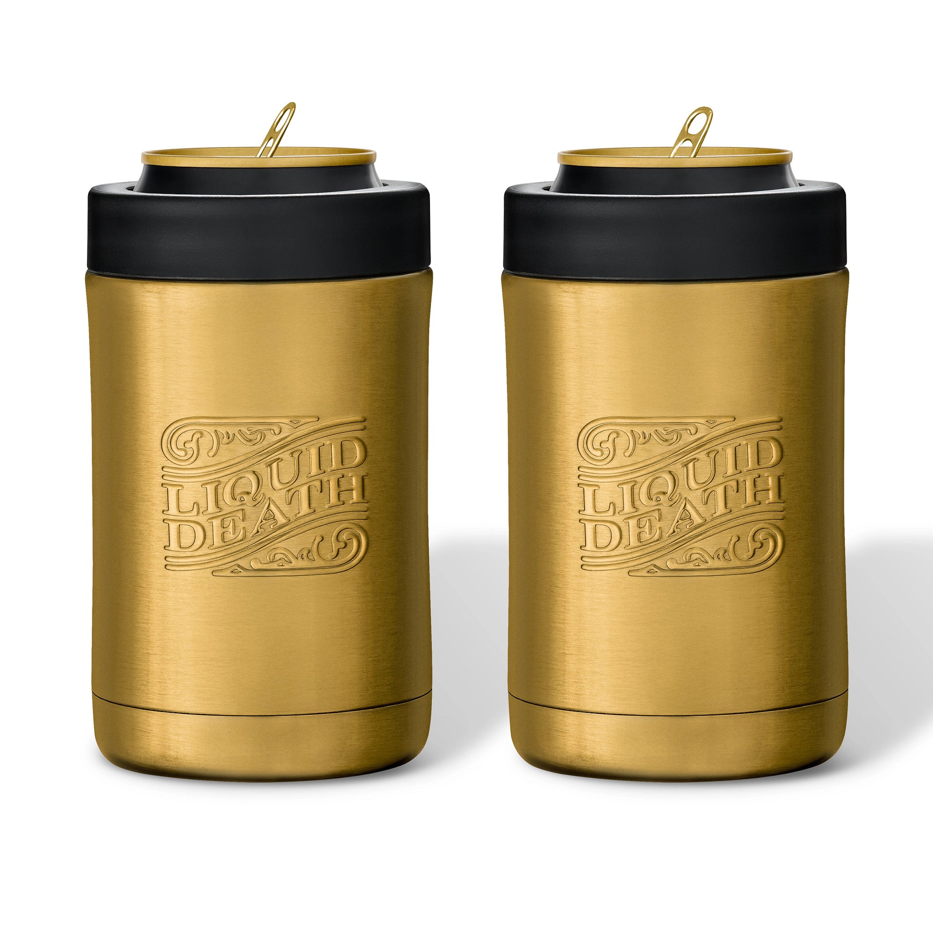 Death Metal Steel Can Cooler Set – Liquid Death